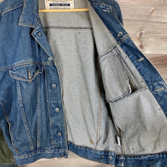 Guess | Jackets & Coats | Guess Vintage Usa Star Blue Green Denim ...
